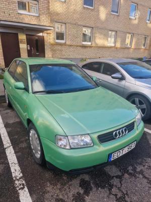 Zaļš Audi A3 1997 Kauņa, ar dzinēja tilpumu 1.78 L un nobraukumu 262 tūkst. km par 850 €, foto  vietnē AUTOMOTO.COM.LV