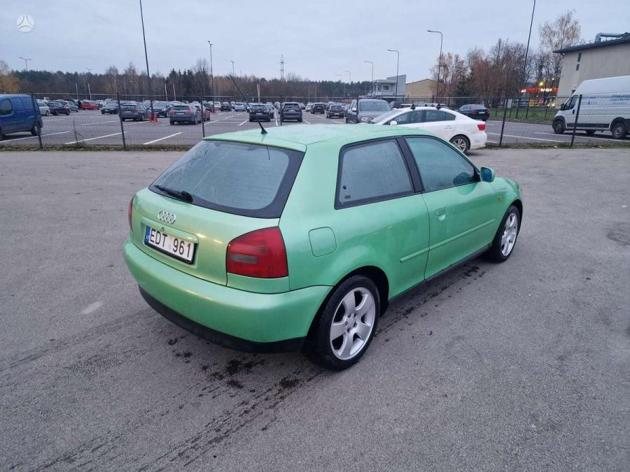 Zaļš Audi A3 1997 Kauņa, ar dzinēja tilpumu 1.78 L un nobraukumu 262 tūkst. km par 850 €, foto 7 vietnē AUTOMOTO.COM.LV