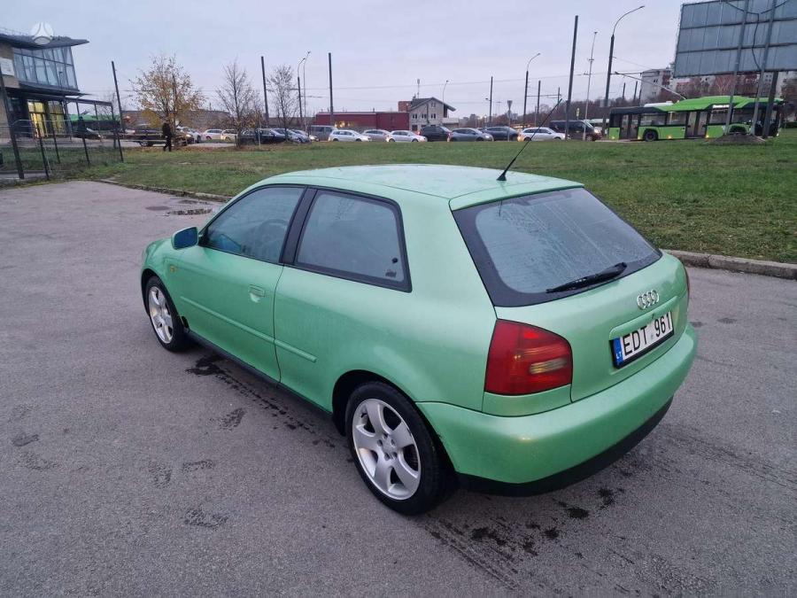 Zaļš Audi A3 1997 Kauņa, ar dzinēja tilpumu 1.78 L un nobraukumu 262 tūkst. km par 850 €, foto 9 vietnē AUTOMOTO.COM.LV