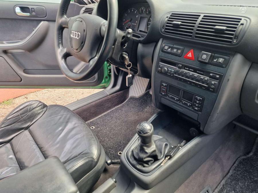 Zaļš Audi A3 1997 Kauņa, ar dzinēja tilpumu 1.78 L un nobraukumu 262 tūkst. km par 850 €, foto 14 vietnē AUTOMOTO.COM.LV