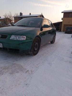 Green Audi A3 1998 in Kaunas, with an engine capacity of 1.60 L and mileage of 148 thousand km for 1100 €, photo  on AUTOMOTO.COM.LV