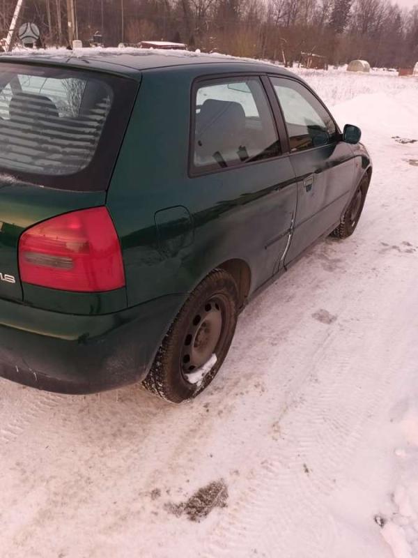 Green Audi A3 1998 in Kaunas, with an engine capacity of 1.60 L and mileage of 148 thousand km for 1100 €, photo 4 on AUTOMOTO.COM.LV
