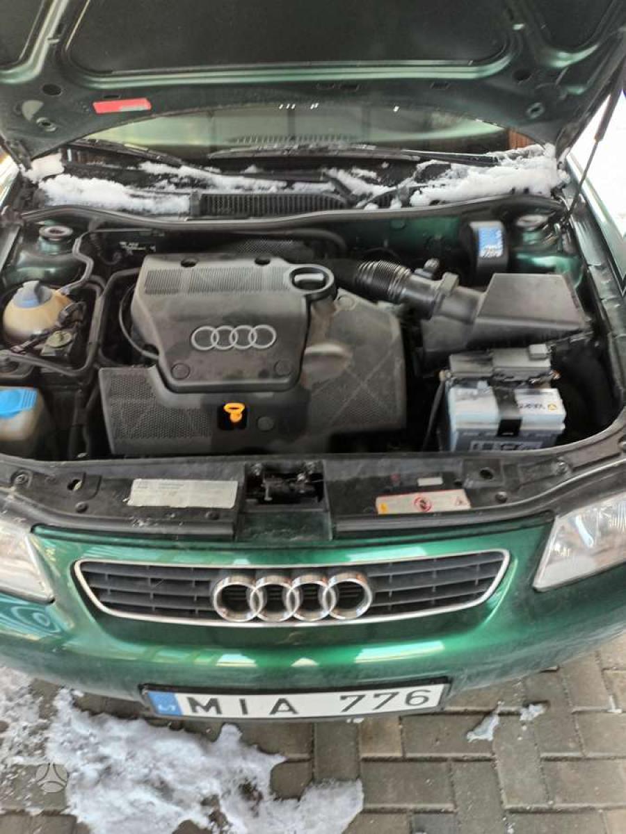 Zaļš Audi A3 1998 Kauņa, ar dzinēja tilpumu 1.60 L un nobraukumu 148 tūkst. km par 1100 €, foto 6 vietnē AUTOMOTO.COM.LV