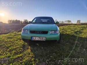 Zaļš Audi A3 1998 Valmiera, ar dzinēja tilpumu 1.90 L un nobraukumu 445 tūkst. km par 900 €, foto  vietnē AUTOMOTO.COM.LV