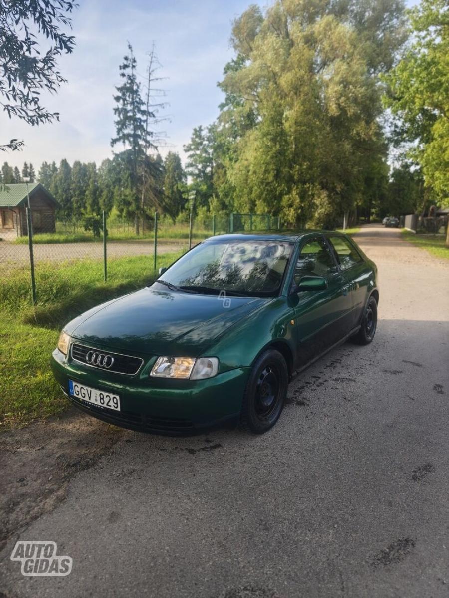 Green Audi A3 1998 in Utena, with an engine capacity of 1.80 L and mileage of 300 thousand km for 700 €, photo 1 on AUTOMOTO.COM.LV