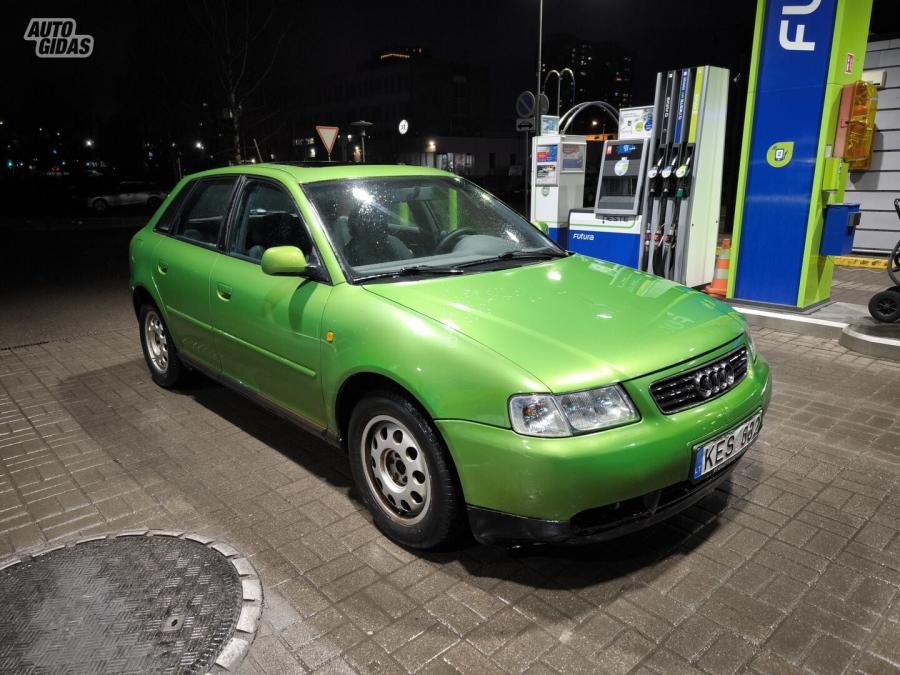 Zaļš Audi A3 1999 Viļņa, ar dzinēja tilpumu 1.60 L un nobraukumu 221 tūkst. km par 490 €, foto 1 vietnē AUTOMOTO.COM.LV