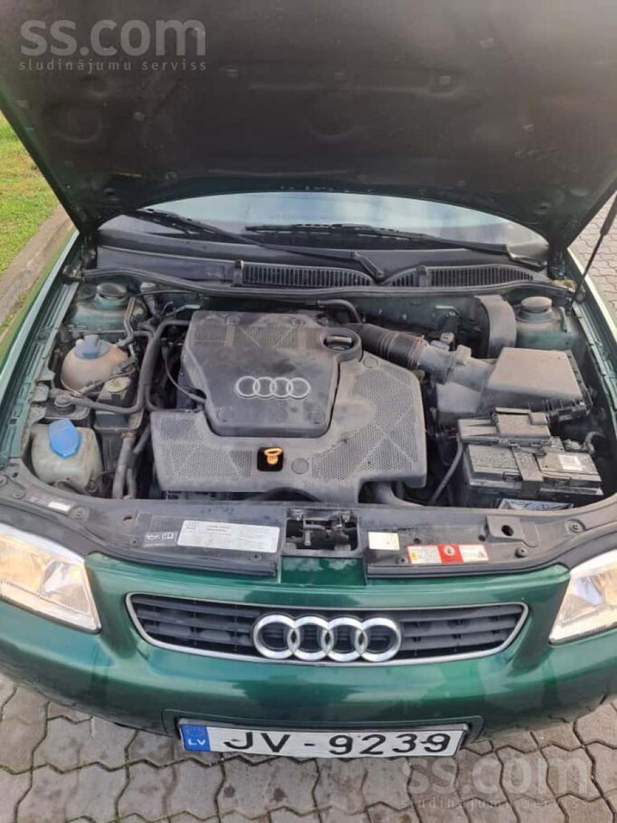Zaļš Audi A3 1999 Liepāja, ar dzinēja tilpumu 1.60 L un nobraukumu 290 tūkst. km par 1050 €, foto 4 vietnē AUTOMOTO.COM.LV