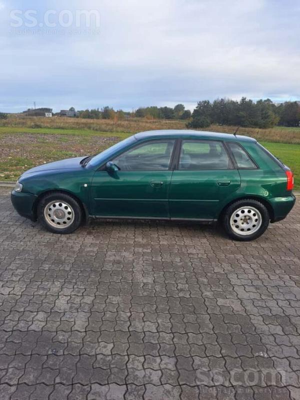 Zaļš Audi A3 1999 Liepāja, ar dzinēja tilpumu 1.60 L un nobraukumu 290 tūkst. km par 1050 €, foto 7 vietnē AUTOMOTO.COM.LV