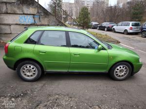 Green Audi A3 1999 in Vilnius, with an engine capacity of 1.60 L and mileage of 221 thousand km for 450 €, photo 7 on AUTOMOTO.COM.LV