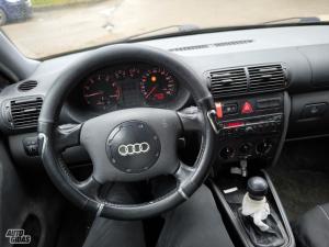 Green Audi A3 1999 in Vilnius, with an engine capacity of 1.60 L and mileage of 221 thousand km for 450 €, photo 9 on AUTOMOTO.COM.LV