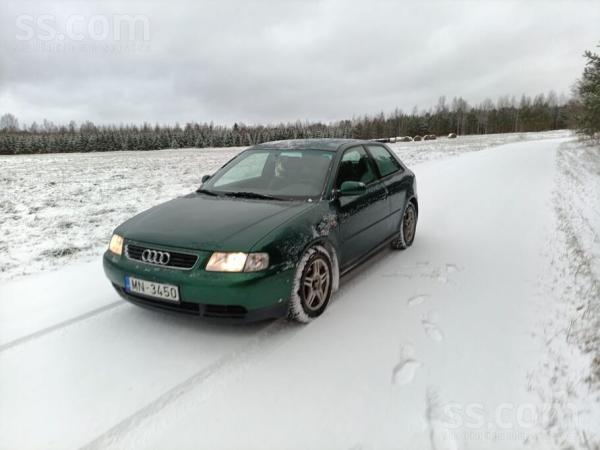 Green Audi A3 1999 in Rezekne, with an engine capacity of 1.60 L and mileage of 304 thousand km for 950 €, photo 2 on AUTOMOTO.COM.LV