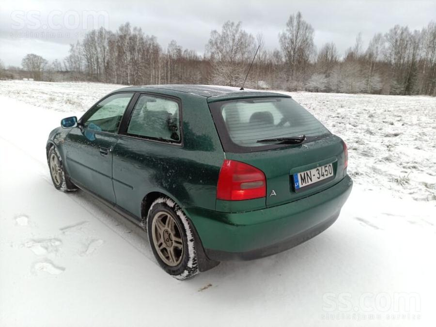 Zaļš Audi A3 1999 Rēzekne, ar dzinēja tilpumu 1.60 L un nobraukumu 304 tūkst. km par 950 €, foto 3 vietnē AUTOMOTO.COM.LV