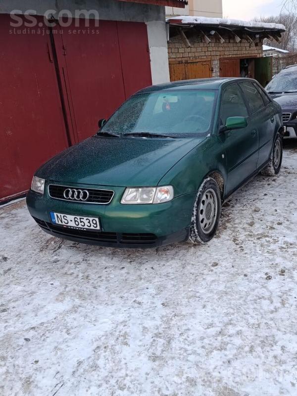Green Audi A3 1999 in Riga, with an engine capacity of 1.90 L and mileage of 228 thousand km for 1500 €, photo 1 on AUTOMOTO.COM.LV