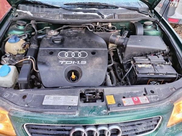 Green Audi A3 1999 in Riga, with an engine capacity of 1.90 L and mileage of 228 thousand km for 1500 €, photo 8 on AUTOMOTO.COM.LV