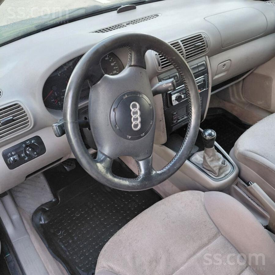 Green Audi A3 1999 in Riga, with an engine capacity of 1.90 L and mileage of 308 thousand km for 1600 €, photo 9 on AUTOMOTO.COM.LV
