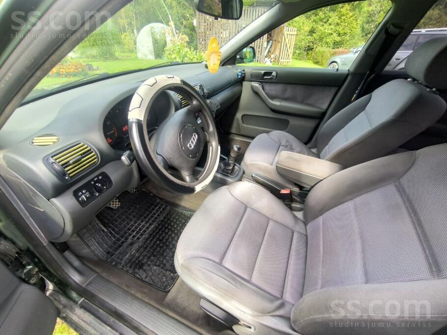 Green Audi A3 1999 in Jekabpils, with an engine capacity of 1.60 L and mileage of 267 thousand km for 1500 €, photo 5 on AUTOMOTO.COM.LV