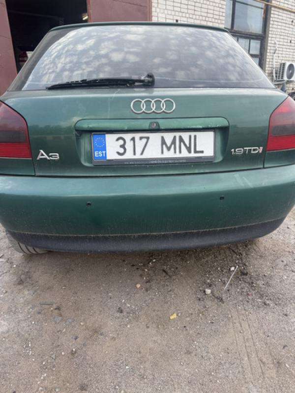 Ауди А3 2000 в Таллин на AUTOMOTO.COM.LV Зеленый Ауди А3 2000 в Таллин, объемом двигателя 1.90 л и пробегом 558 тыс. км за 1200 €, фото 4 на AUTOMOTO.COM.LV