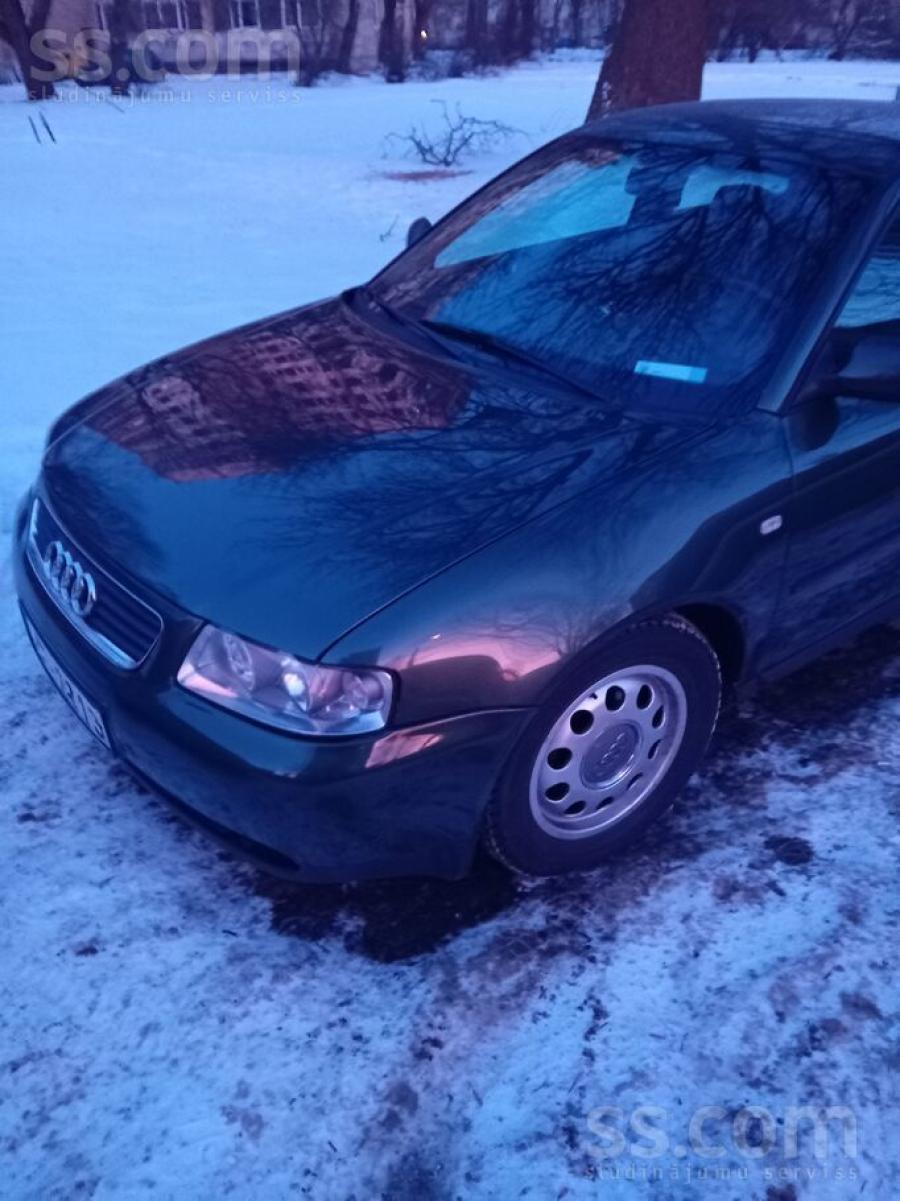 Green Audi A3 2002 in Riga, with an engine capacity of 1.60 L and mileage of 212 thousand km for 500 €, photo 7 on AUTOMOTO.COM.LV
