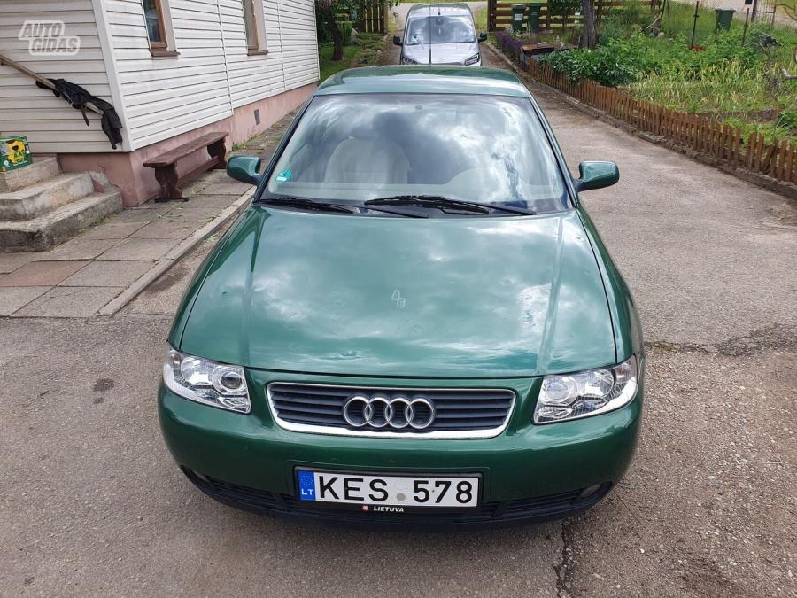Green Audi A3 2002 in Vilnius, with an engine capacity of 1.60 L and mileage of 209 thousand km for 1000 €, photo 1 on AUTOMOTO.COM.LV