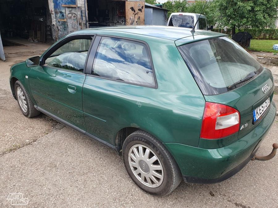 Green Audi A3 2002 in Vilnius, with an engine capacity of 1.60 L and mileage of 209 thousand km for 1000 €, photo 6 on AUTOMOTO.COM.LV