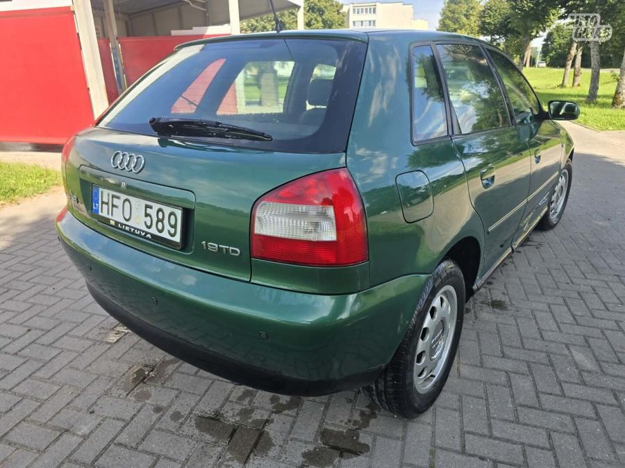 Green Audi A3 2002 in Ignalina, with an engine capacity of 1.90 L and mileage of 250 thousand km for 1250 €, photo 7 on AUTOMOTO.COM.LV