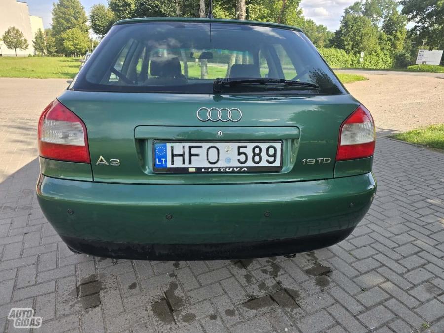 Green Audi A3 2002 in Ignalina, with an engine capacity of 1.90 L and mileage of 250 thousand km for 1250 €, photo 6 on AUTOMOTO.COM.LV