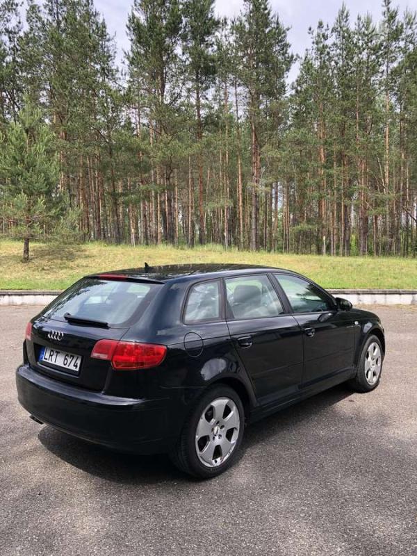 Green Audi A3 2006 in Alytus, with an engine capacity of 1.90 L and mileage of 324 thousand km for 1700 €, photo 3 on AUTOMOTO.COM.LV