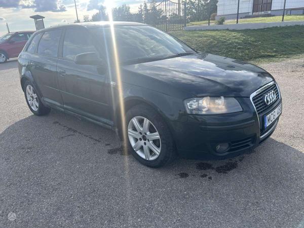 Green Audi A3 2006 in Siauliai, with an engine capacity of 2.00 L and mileage of 341 thousand km for 1599 €, photo 5 on AUTOMOTO.COM.LV