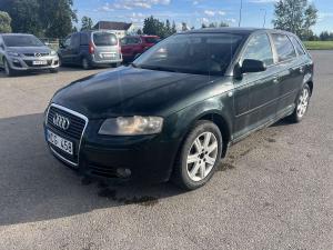 Green Audi A3 2006 in Siauliai, with an engine capacity of 2.00 L and mileage of 341 thousand km for 1599 €, photo 9 on AUTOMOTO.COM.LV