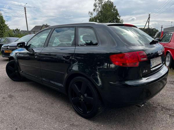 Green Audi A3 2007 in Raseiniai, with an engine capacity of 1.97 L and mileage of 300 thousand km for 2650 €, photo 3 on AUTOMOTO.COM.LV