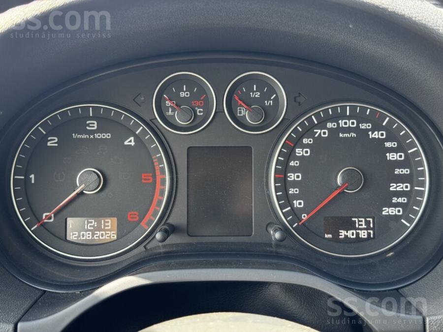 Green Audi A3 2009 in Jekabpils, with an engine capacity of 1.90 L and mileage of 340 thousand km for 4200 €, photo 14 on AUTOMOTO.COM.LV