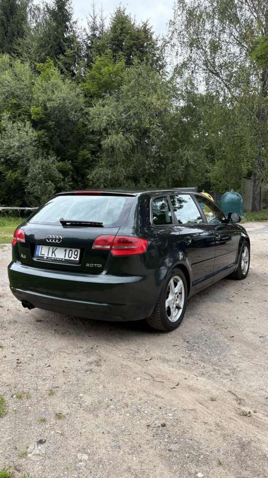 Zaļš Audi A3 2009 Viļņa, ar dzinēja tilpumu 1.97 L un nobraukumu 305 tūkst. km par 4000 €, foto 6 vietnē AUTOMOTO.COM.LV