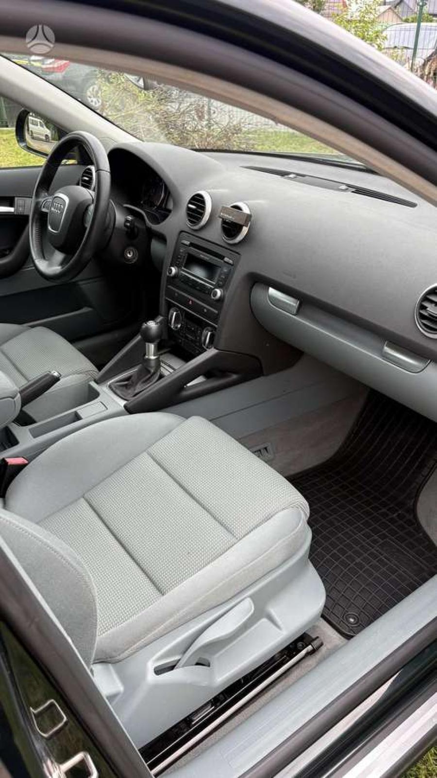 Zaļš Audi A3 2009 Viļņa, ar dzinēja tilpumu 1.97 L un nobraukumu 305 tūkst. km par 4000 €, foto 9 vietnē AUTOMOTO.COM.LV