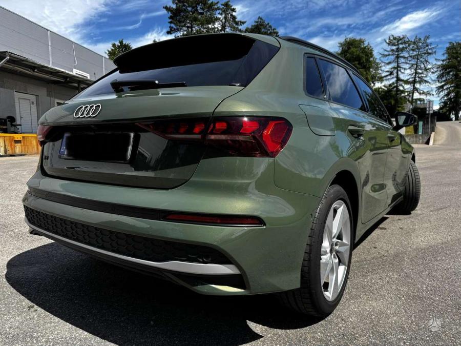 Zaļš Audi A3 2025 Viļņa, ar dzinēja tilpumu 1.50 L un nobraukumu 15 tūkst. km par 34900 €, foto 6 vietnē AUTOMOTO.COM.LV