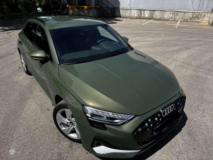 Zaļš Audi A3 2025 Viļņa, ar dzinēja tilpumu 1.50 L un nobraukumu 15 tūkst. km par 34900 €, foto 8 vietnē AUTOMOTO.COM.LV