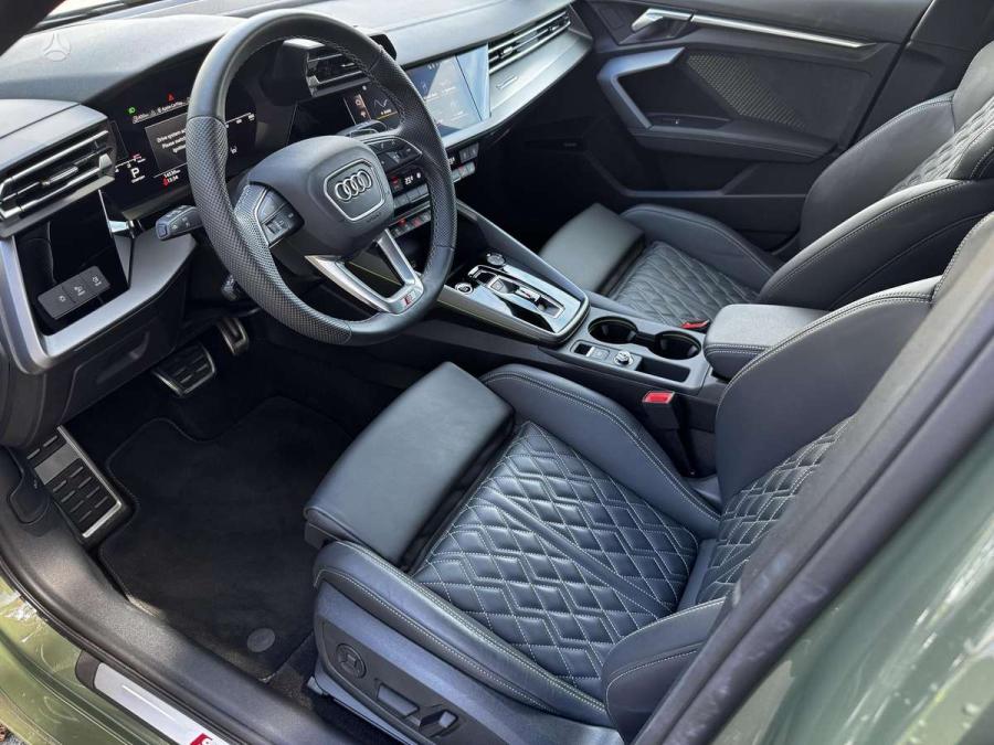 Zaļš Audi A3 2025 Viļņa, ar dzinēja tilpumu 1.50 L un nobraukumu 15 tūkst. km par 34900 €, foto 19 vietnē AUTOMOTO.COM.LV