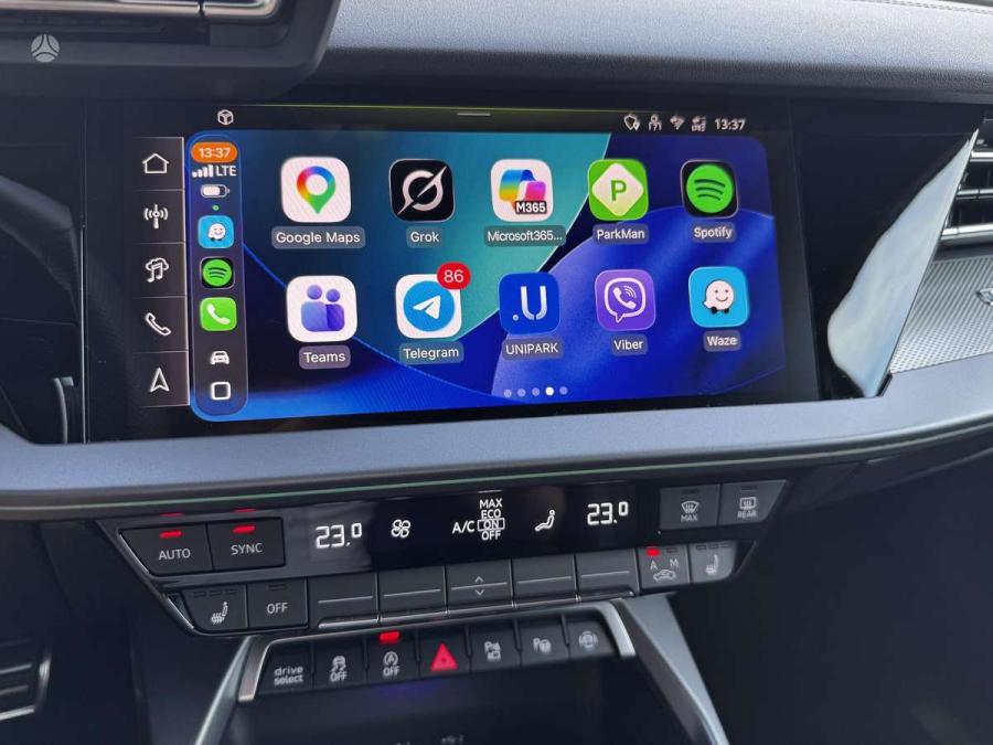 Zaļš Audi A3 2025 Viļņa, ar dzinēja tilpumu 1.50 L un nobraukumu 15 tūkst. km par 34900 €, foto 29 vietnē AUTOMOTO.COM.LV