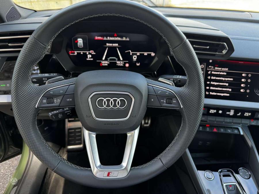 Zaļš Audi A3 2025 Viļņa, ar dzinēja tilpumu 1.50 L un nobraukumu 15 tūkst. km par 34900 €, foto 39 vietnē AUTOMOTO.COM.LV