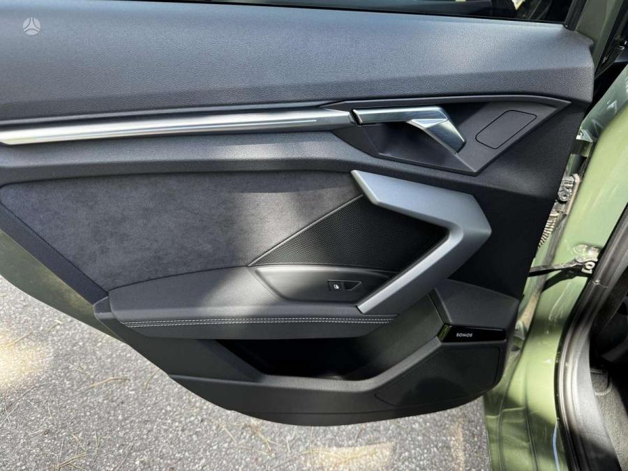 Zaļš Audi A3 2025 Viļņa, ar dzinēja tilpumu 1.50 L un nobraukumu 15 tūkst. km par 34900 €, foto 44 vietnē AUTOMOTO.COM.LV