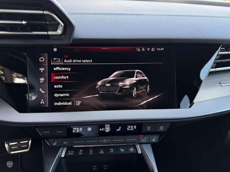 Zaļš Audi A3 2025 Viļņa, ar dzinēja tilpumu 1.50 L un nobraukumu 15 tūkst. km par 34900 €, foto 46 vietnē AUTOMOTO.COM.LV