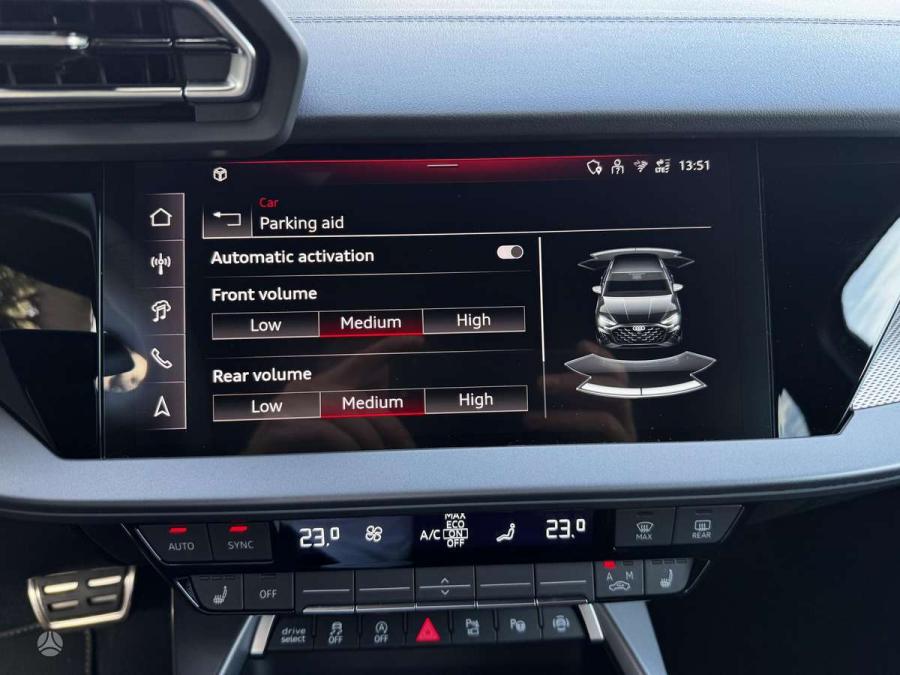 Zaļš Audi A3 2025 Viļņa, ar dzinēja tilpumu 1.50 L un nobraukumu 15 tūkst. km par 34900 €, foto 49 vietnē AUTOMOTO.COM.LV