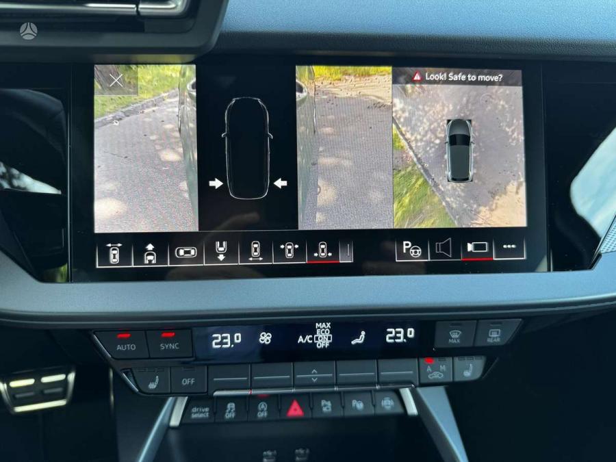 Zaļš Audi A3 2025 Viļņa, ar dzinēja tilpumu 1.50 L un nobraukumu 15 tūkst. km par 34900 €, foto 54 vietnē AUTOMOTO.COM.LV
