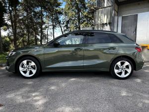 Green Audi A3 2025 in Vilnius, with an engine capacity of 1.50 L and mileage of 15 thousand km for 32900 €, photo 11 on AUTOMOTO.COM.LV