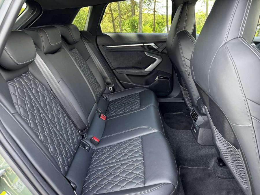 Green Audi A3 2025 in Vilnius, with an engine capacity of 1.50 L and mileage of 15 thousand km for 32900 €, photo 22 on AUTOMOTO.COM.LV