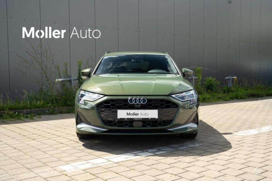 Green Audi A3 2025 in Vilnius, with an engine capacity of 1.50 L and mileage of 15 thousand km for 36000 €, photo 5 on AUTOMOTO.COM.LV