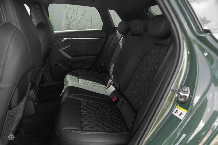 Green Audi A3 2025 in Vilnius, with an engine capacity of 1.50 L and mileage of 15 thousand km for 36000 €, photo 10 on AUTOMOTO.COM.LV