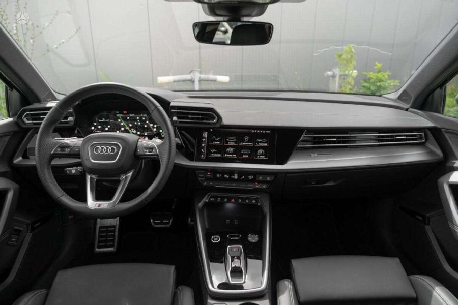Green Audi A3 2025 in Vilnius, with an engine capacity of 1.50 L and mileage of 15 thousand km for 36000 €, photo 11 on AUTOMOTO.COM.LV
