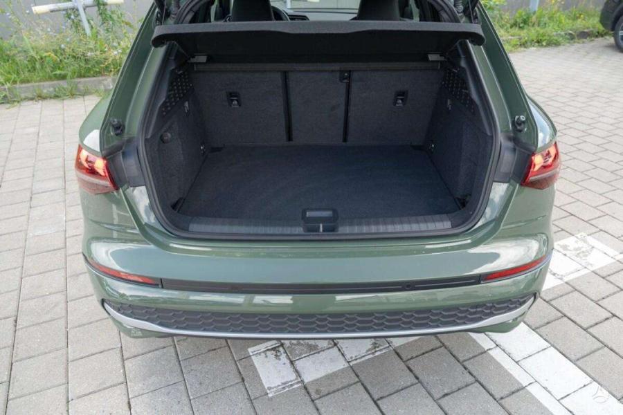 Green Audi A3 2025 in Vilnius, with an engine capacity of 1.50 L and mileage of 15 thousand km for 36000 €, photo 26 on AUTOMOTO.COM.LV