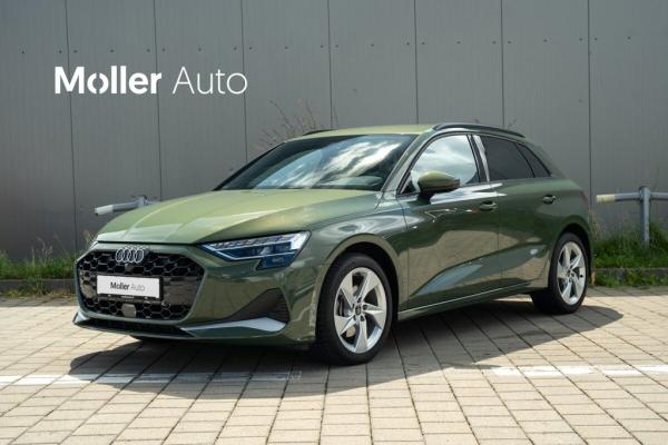 Green Audi A3 2026 in Vilnius, with an engine capacity of 1.50 L and mileage of 15 thousand km for 36000 €, photo 1 on AUTOMOTO.COM.LV