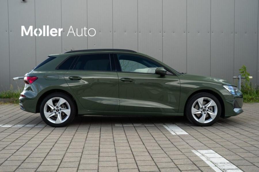 Green Audi A3 2026 in Vilnius, with an engine capacity of 1.50 L and mileage of 15 thousand km for 36000 €, photo 8 on AUTOMOTO.COM.LV